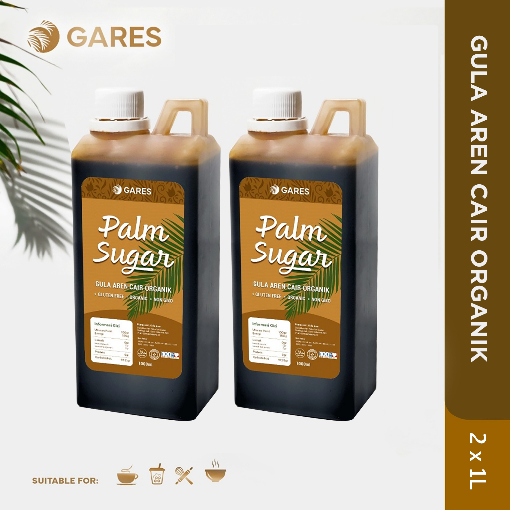 Jual (Gares) Gula Aren Cair Asli | 100% Gula Aren Asli Uk. 2 Liter ...