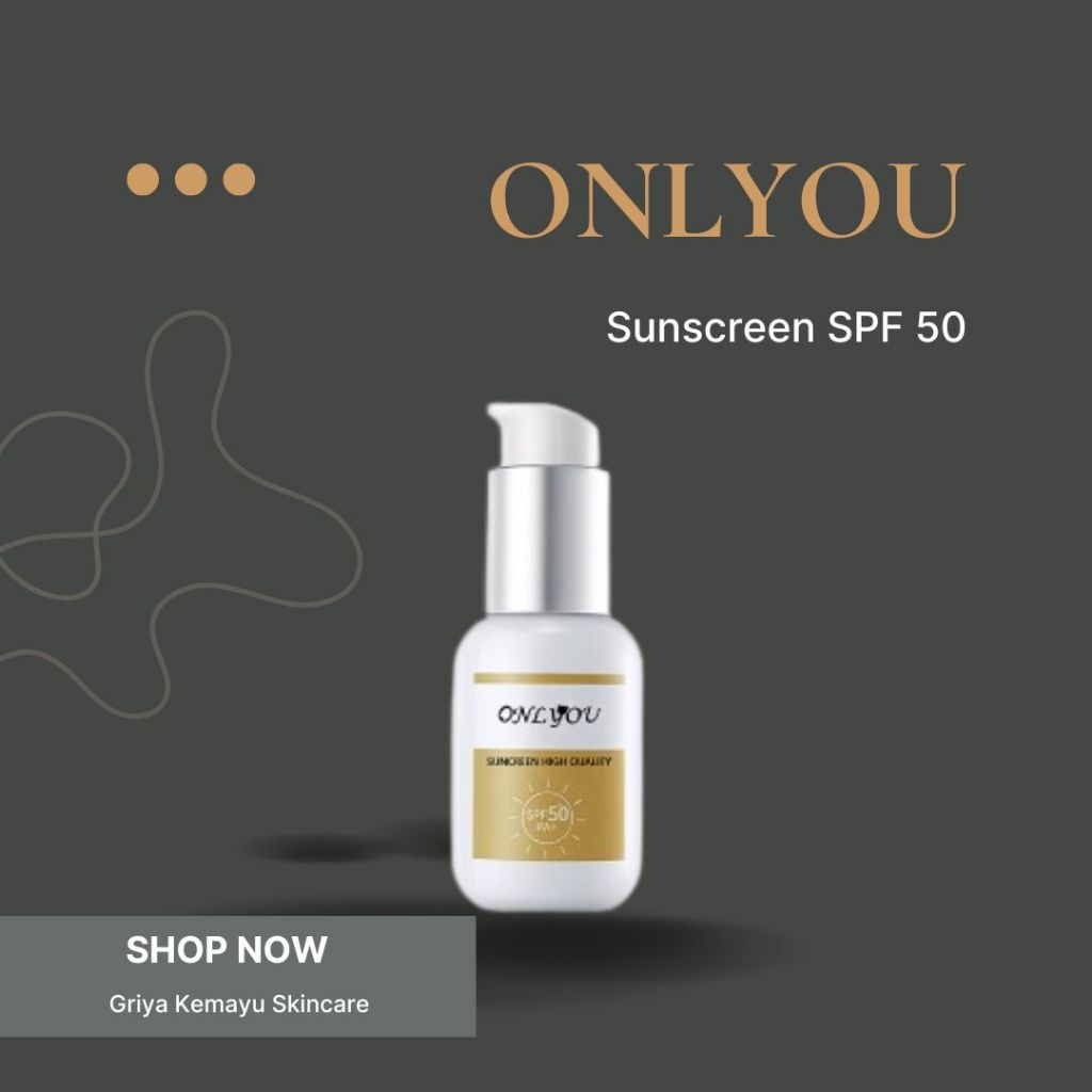 Jual Sunscreen Onlyou SPF 50 PA++++ Ultra Light Protection | Shopee ...