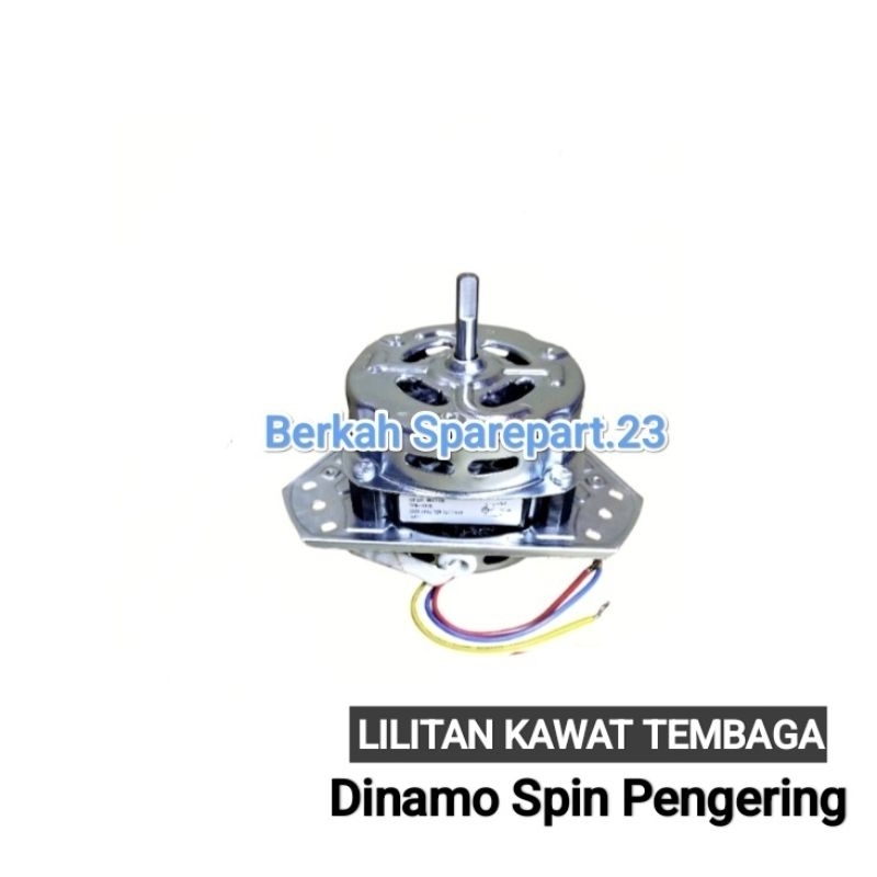 Jual MOTOR DINAMO SPIN PENGERING MESIN CUCI POLYTRON PWM 9557 DINAMO PENGERING Polytron Tembaga ...