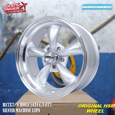 Jual Velg classic r17 5x114 hsr celtic lebar 7/8 bisa untuk Mercy, vw ...