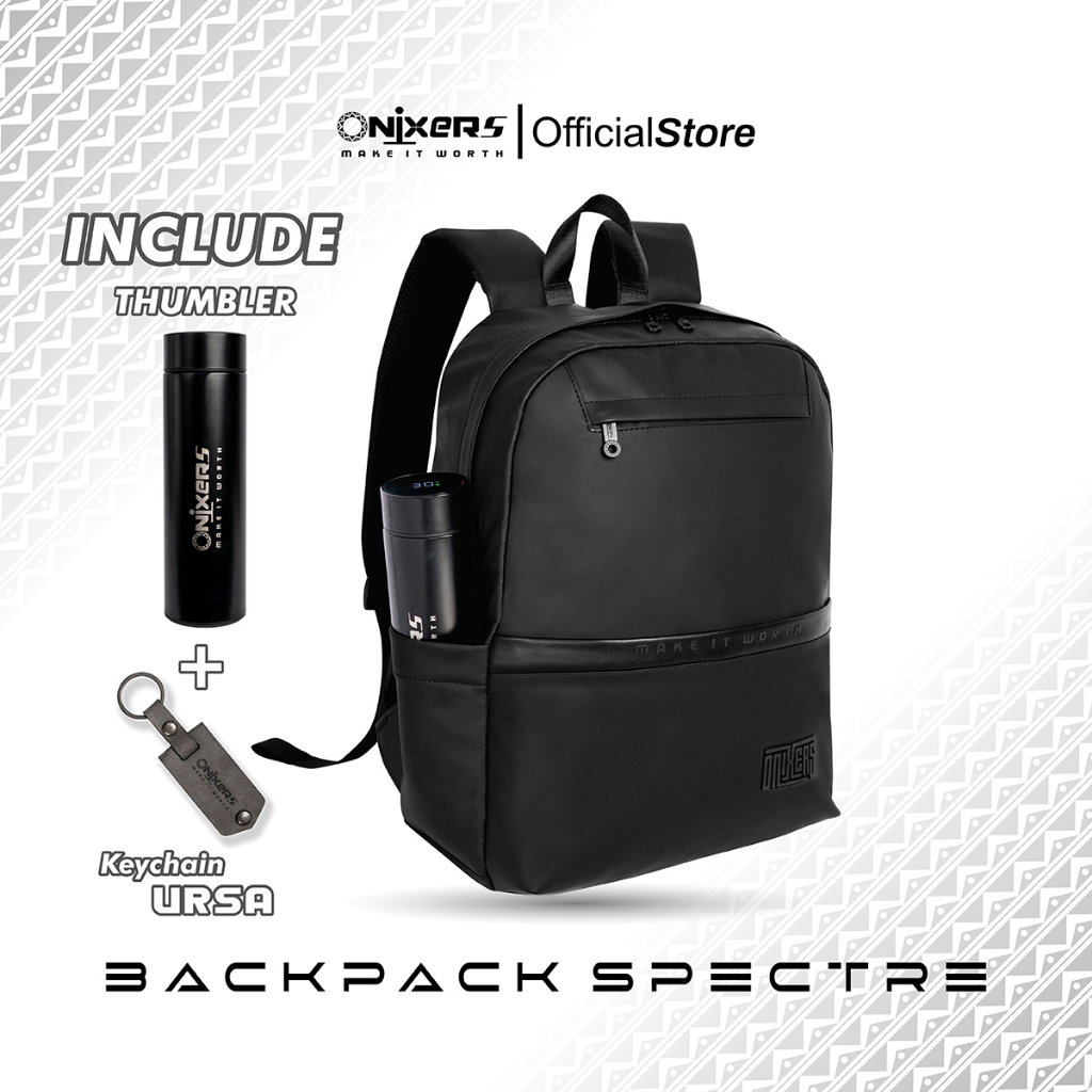 Jual ONIXERS I Backpack SPECTRE | Tas Laptop Ransel Pria | Dapper Bag Pria Wanita Anti Air ...