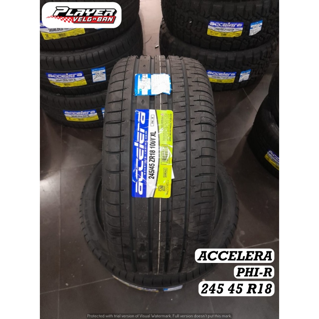 Jual BAN TUBLES MOBIL R18 MURAH BAN RADIAL ACCELERA PHI-R UKURAN 245/45 ...