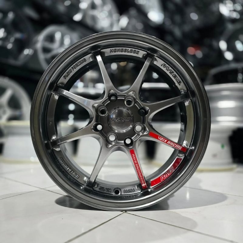 Jual velg mobil racing r15 VOLKRAYS CE28 PCD 4X100 - 4X114,3 velg ring 15 untuk mobil Avanza ...