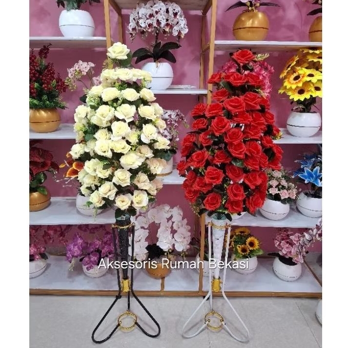 Jual HIASAN RUMAH BUNGA SUDUT MAWAR MEKAR ARTIFICIAL ISI 54 KUNTUM ...