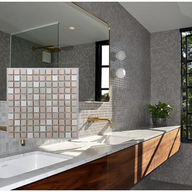 Jual keramik mosaic dinding kamar mandi 30x30cm | kitchen | batchroom ...
