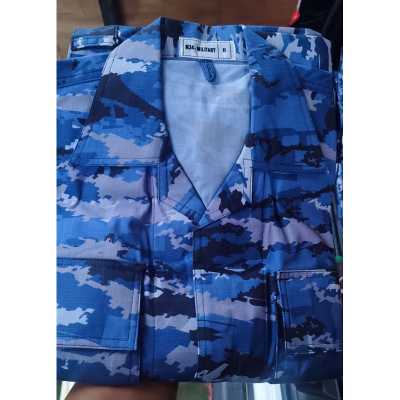 Jual SBP || PDL TNI AU || Loreng TNI AU || Loreng Biru SBP | Shopee ...