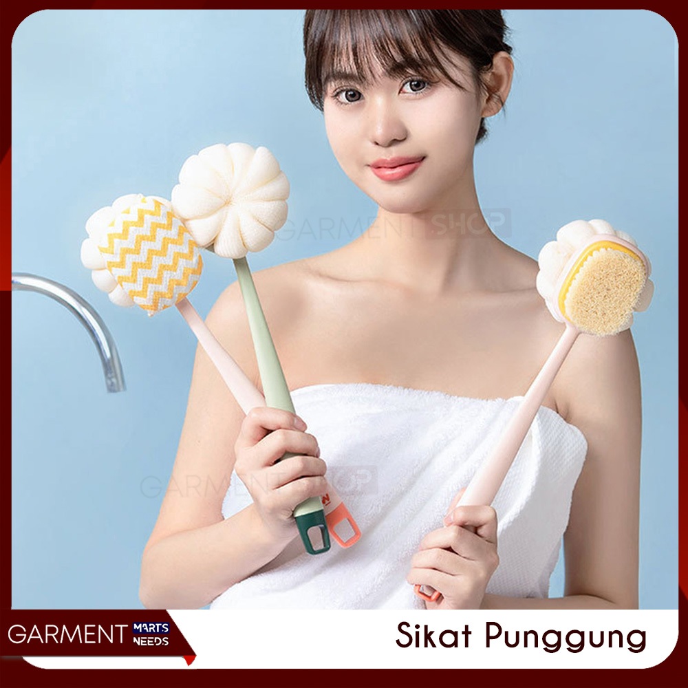 Jual Spons Mandi Busa 2 Sisi Body Wash Lembut Gosok Punggung Daki ...
