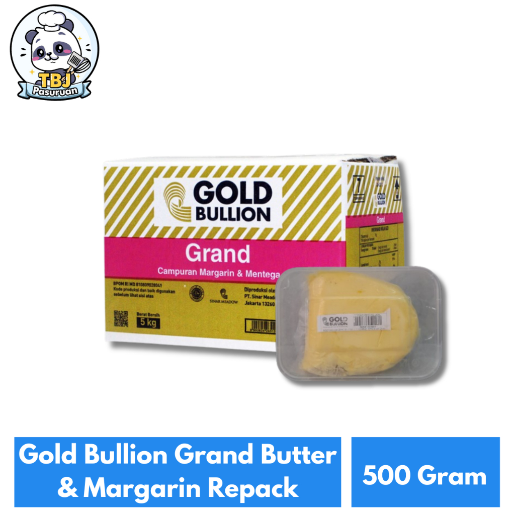 Jual Gold Bullion Grand Butter & Margarine Repack 500 Gram | Shopee ...