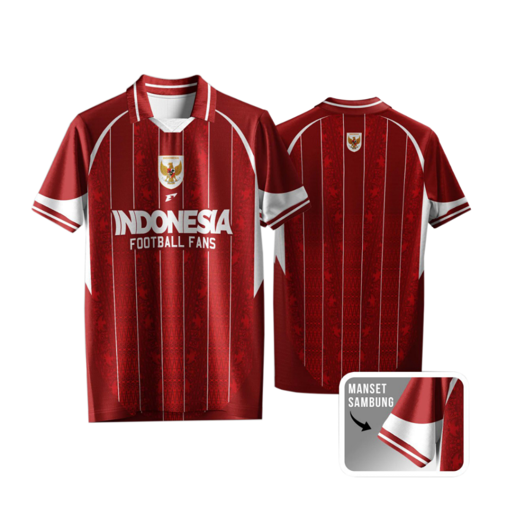 Jual Jersey Fans Timnas Indonesia Terbaru printing Drifit premium ...
