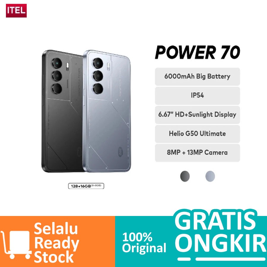 Jual itel P70 RAM 8+8/128GB - Big Battery 6000mAh - 6.67"HD + Sunlight ...