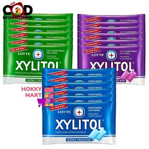 Jual [ HOKKY ] Lotte Xylitol Renceng Isi 10 x 8,7gr Permen Karet Bebas ...