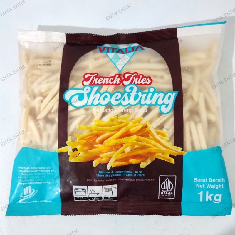 Jual Vitalia French Fries Shoestring - Kentang Goreng 1kg | Shopee Indonesia