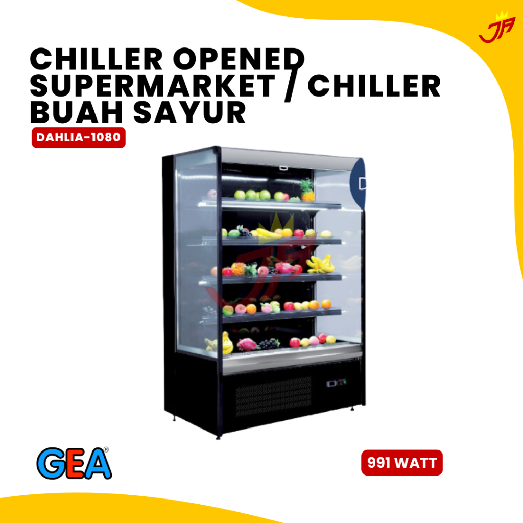 Jual GEA - Chiller Opened Supermarket Tipe Dahlia-1080 / Chiller buah ...