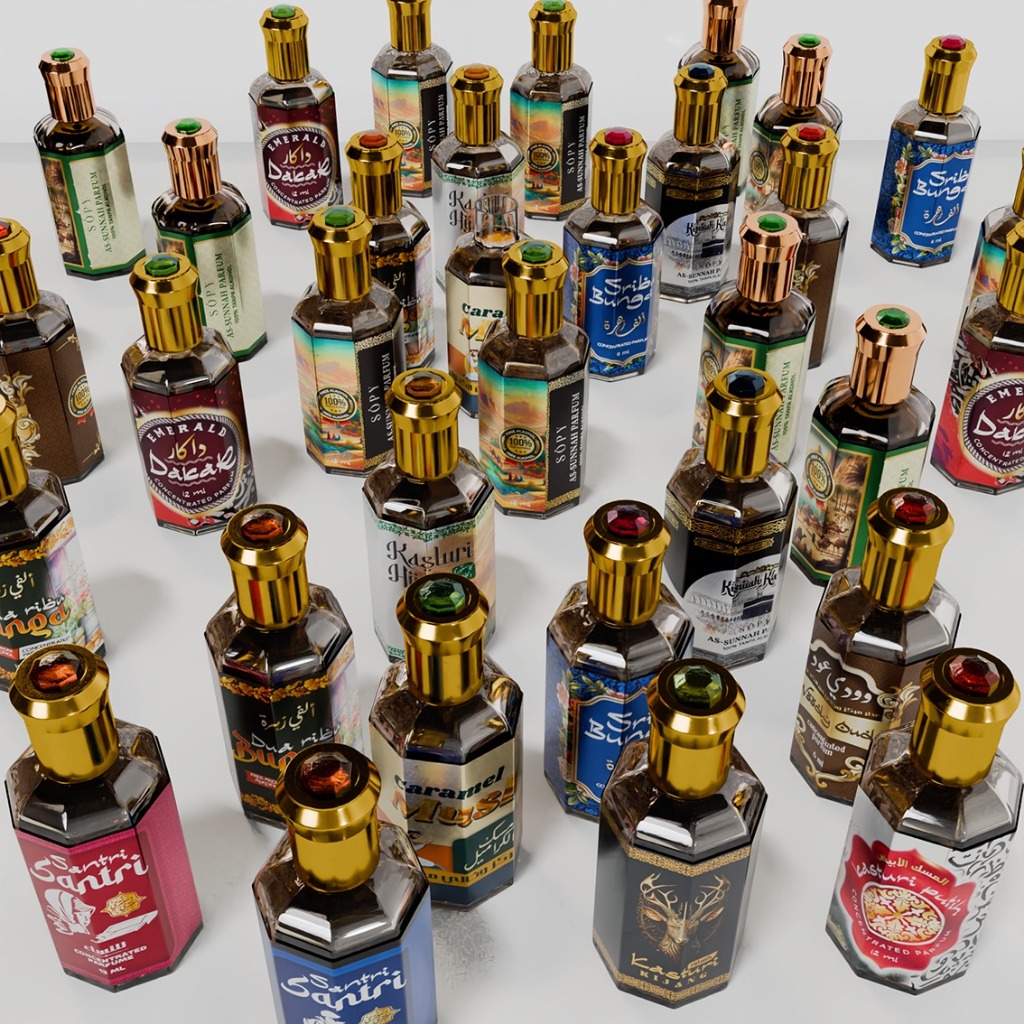 Jual (Paket Grosir Diskon) Parfum 50 Botol 12 ml Non Alkohol | Shopee ...