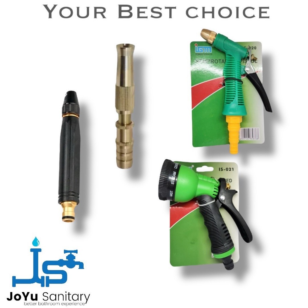 Jual Variasi Semprotan selang air nozzle- semprot air Hitam-spray cuci ...