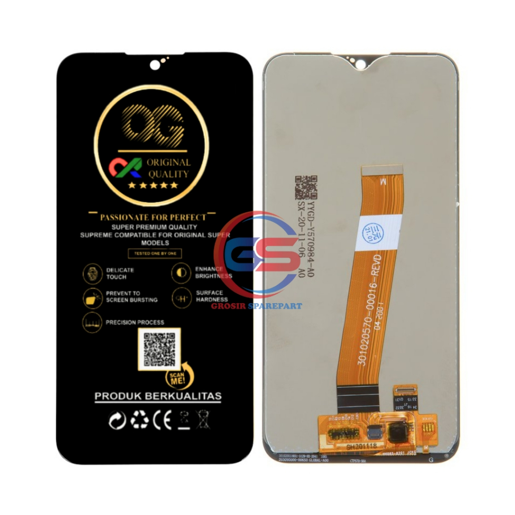 Jual LCD SAMSUNG A01 / A015 CONECTOR BIG OG SUPER FULLSET TOUCHSCREEN | Shopee Indonesia