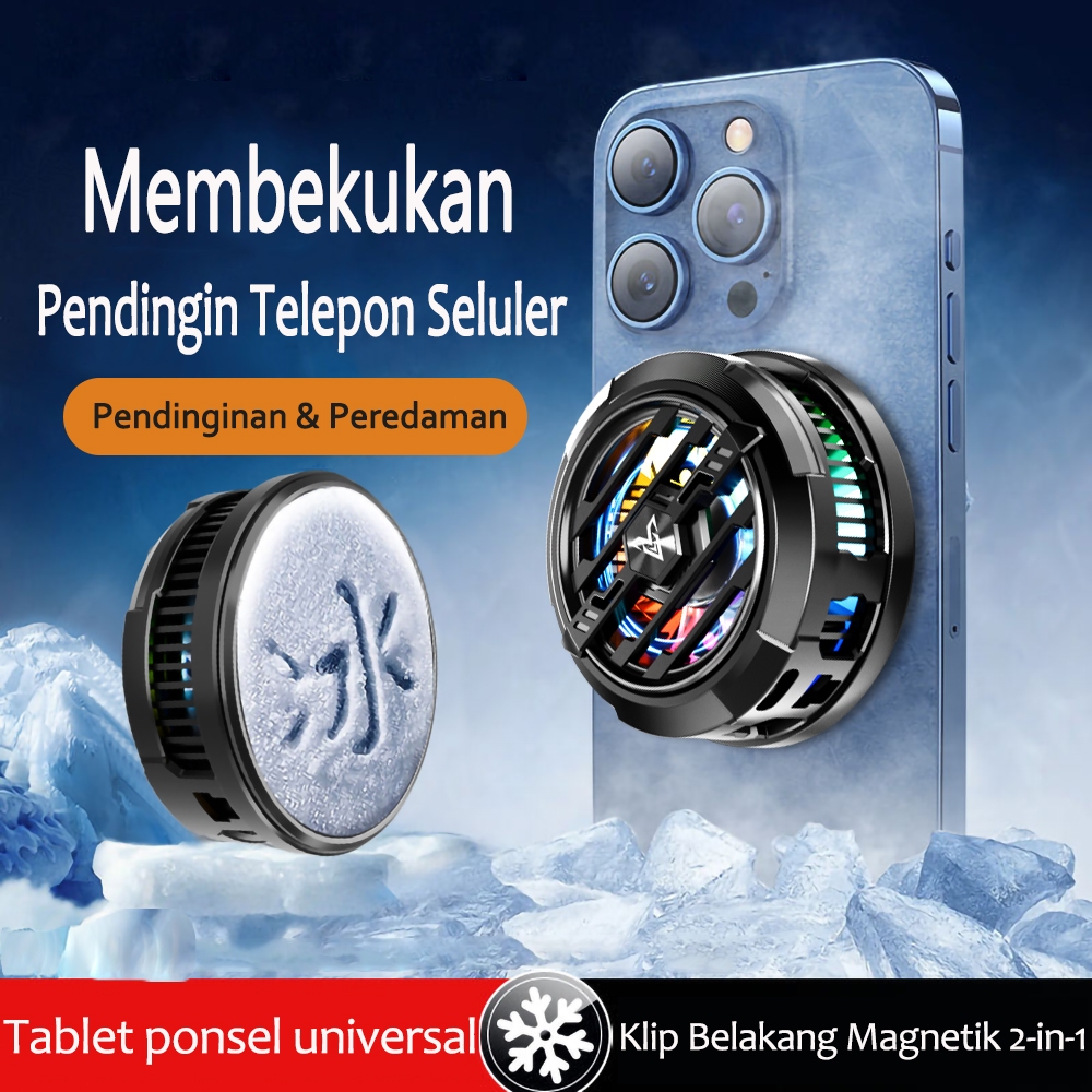 Jual Fan Cooler Kipas Pendingin Radiator HP Cooling Fan Gaming Magnetic ...