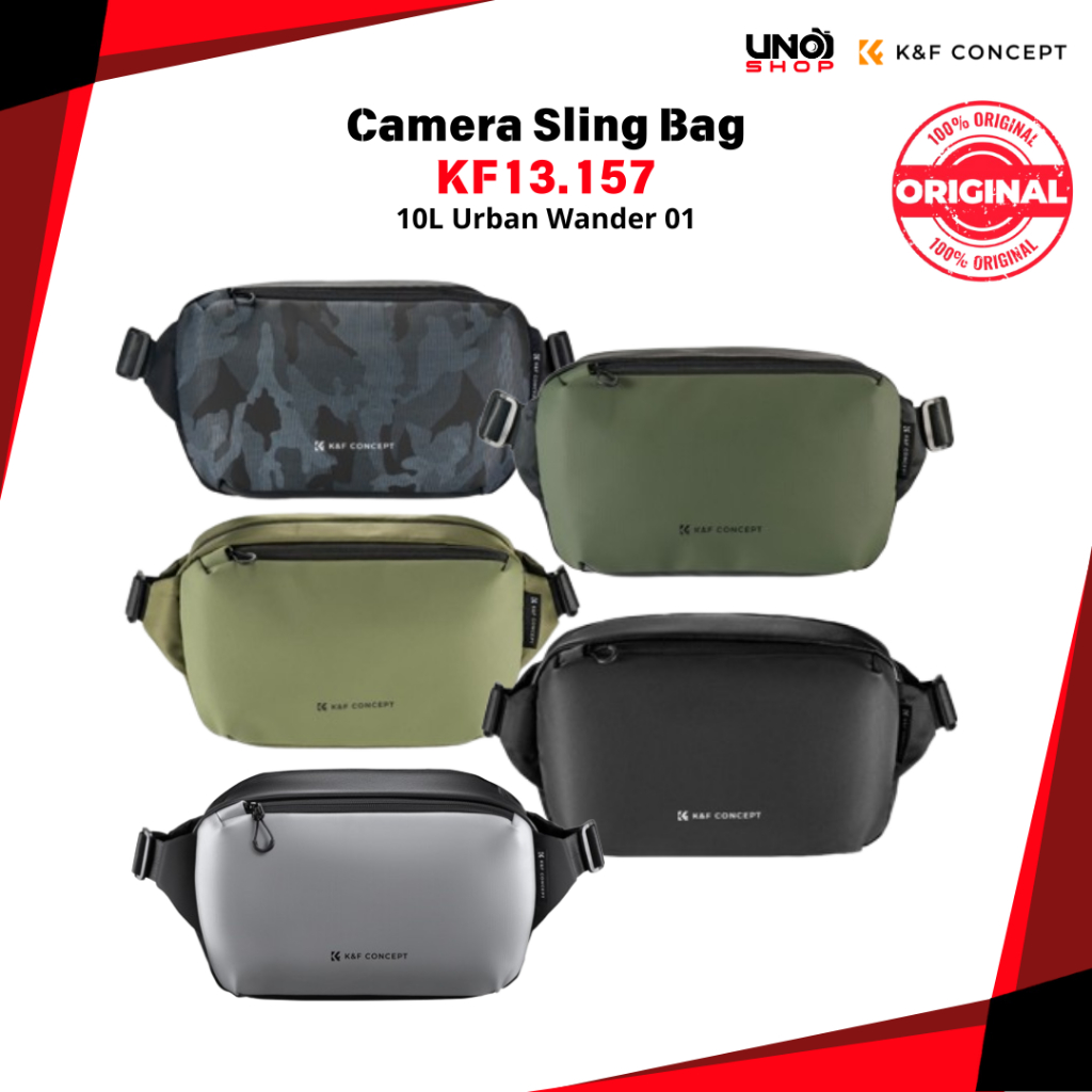 Jual K&F Concept Camera Sling Bag 10L Urban Wander 01 Tas Kamera ...