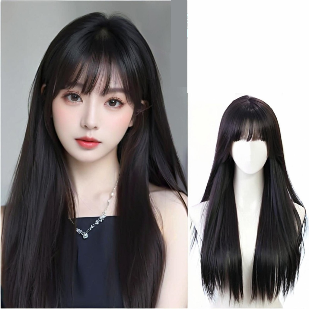 Jual 70 Cm Rambut Palsu Wanita Korean wig anime rambut palsu wanita ...
