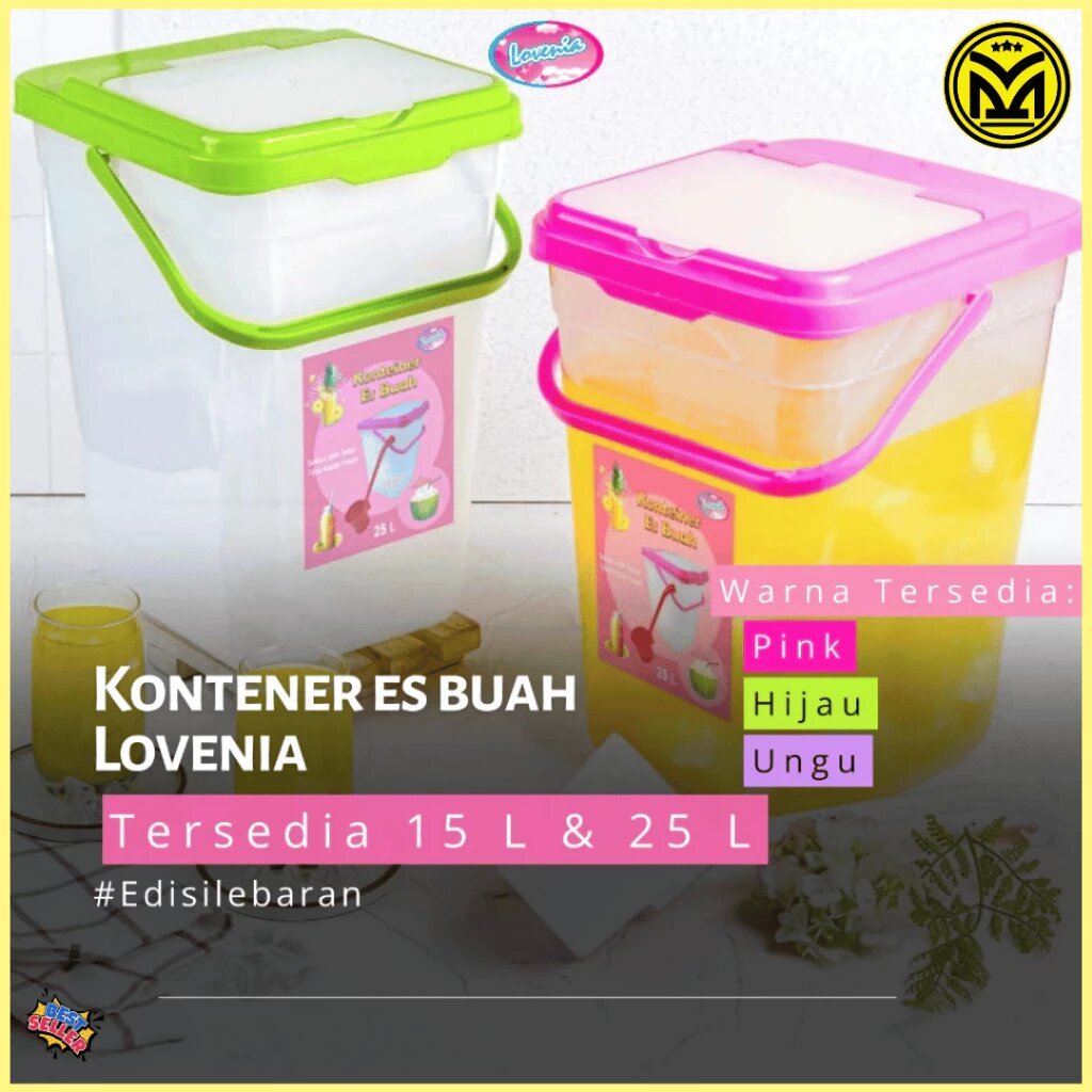 Jual Toples Es Buah / Aquarium Es Buah 15L & 25L / Kontainer Es Buah ...