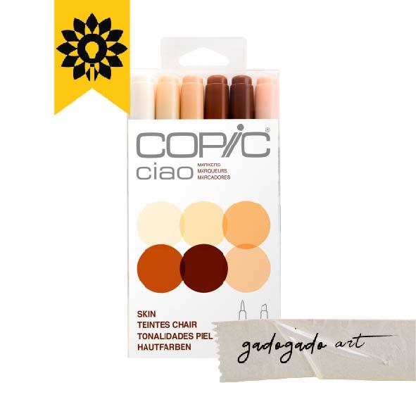Jual SPIDOL COPIC CIAO SET-6 SKINTONE | Shopee Indonesia