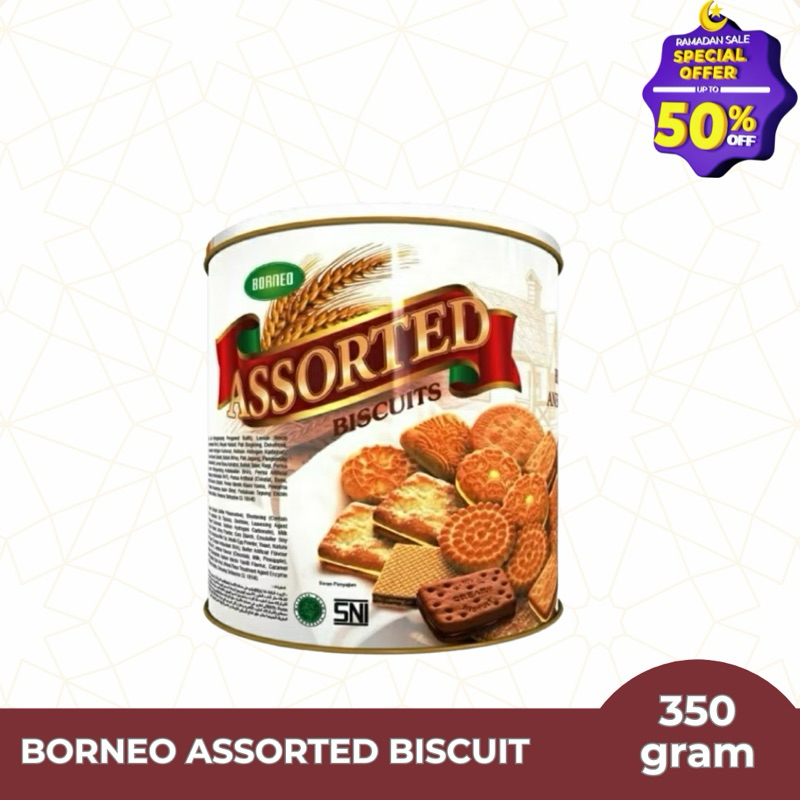 Jual Borneo Assorted Biscuits / Biskuit Aneka Rasa 350g | Shopee Indonesia