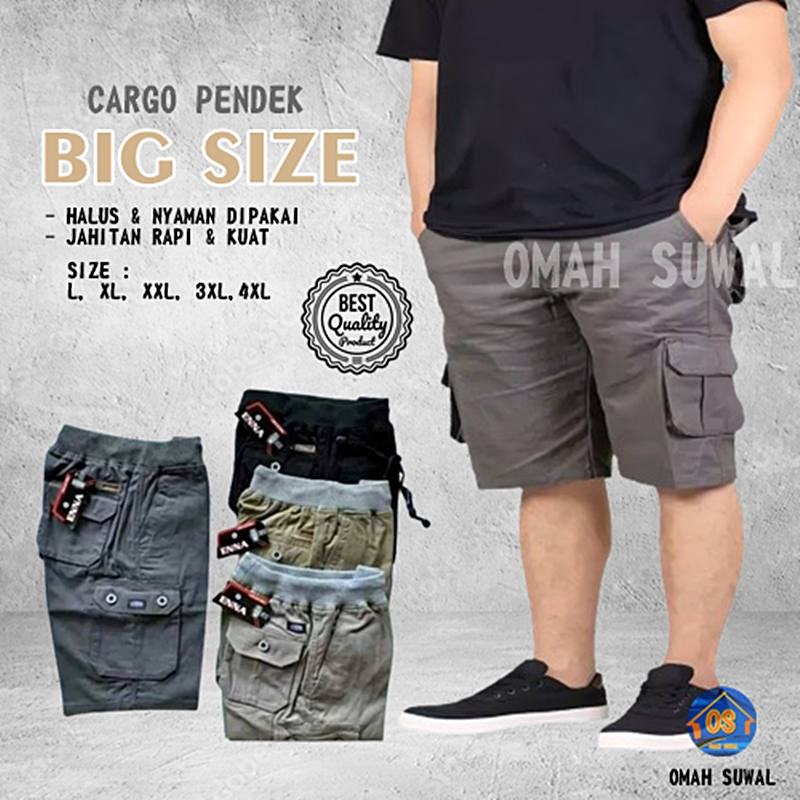 Jual CELANA PENDEK PRIA CARGO SUPER JUMBO CELANA PENDEK PRIA CARGO KOMPOL BIGIZE JUMBO MURAH ...