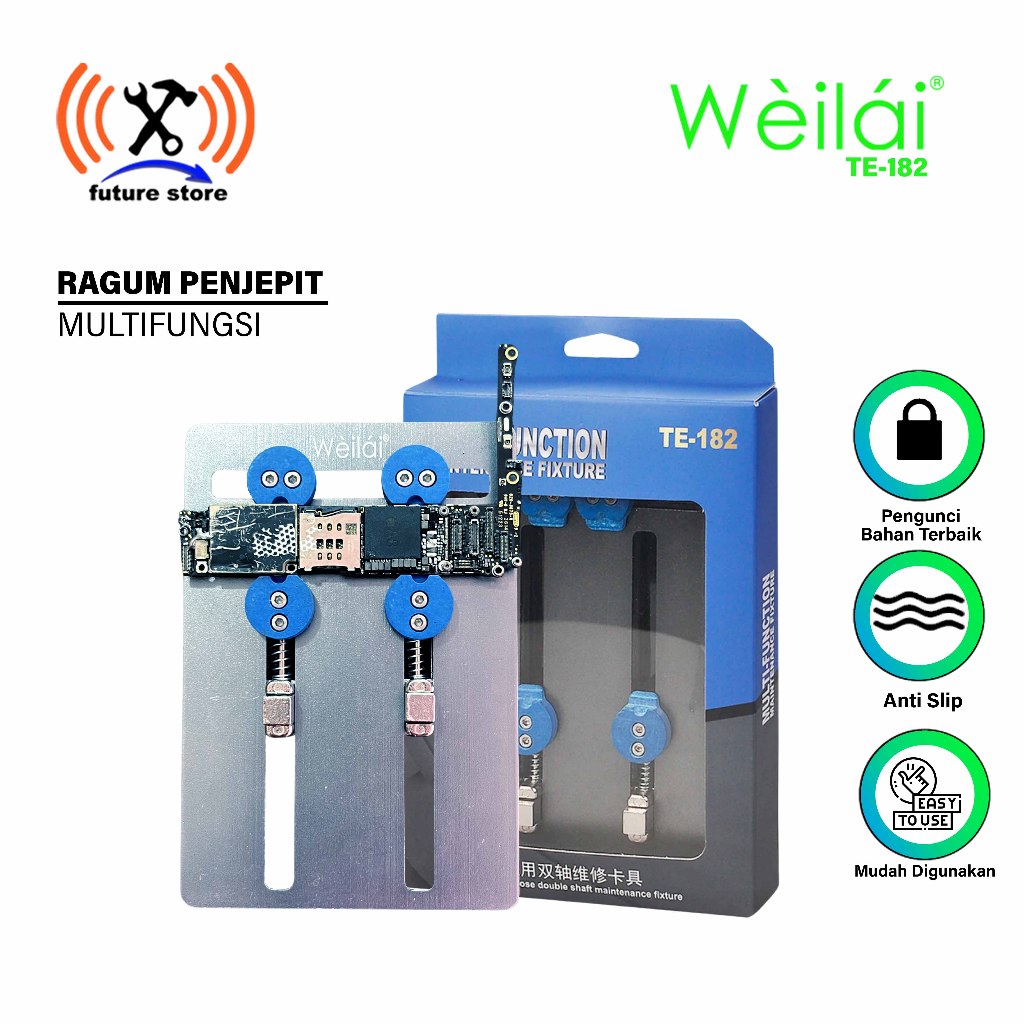 Jual WEILAI TE182 PCB HOLDER MAGNET MULTI FUNCTION MAINTENANCE FIXTURE ...