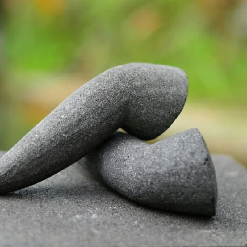 Jual (1 Pcs) Ulekan Batu Asli Ulekan Batu Mutu Batu Ulekan | Shopee ...