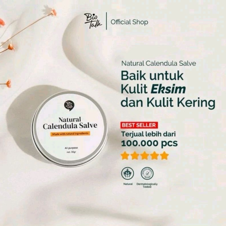 Jual Bio Talk Natural Calendula Salve Original Salep Biotalk Untuk ...