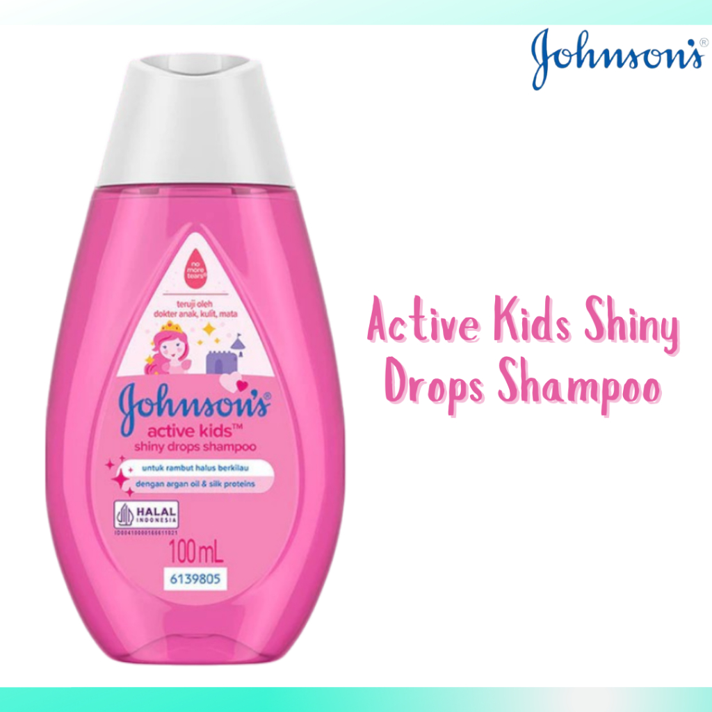 Jual Johnson Baby Active Kids Shiny Drops Shampoo 100ml | Shopee Indonesia