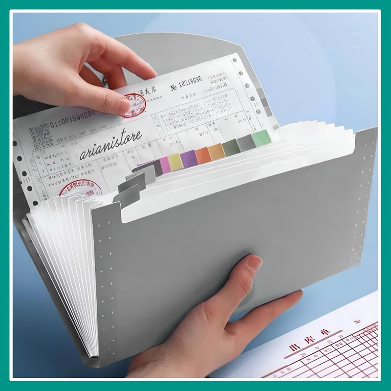 Jual MAP DOKUMEN PLASTIK FOLDER / FILE 13 RUANG | Shopee Indonesia