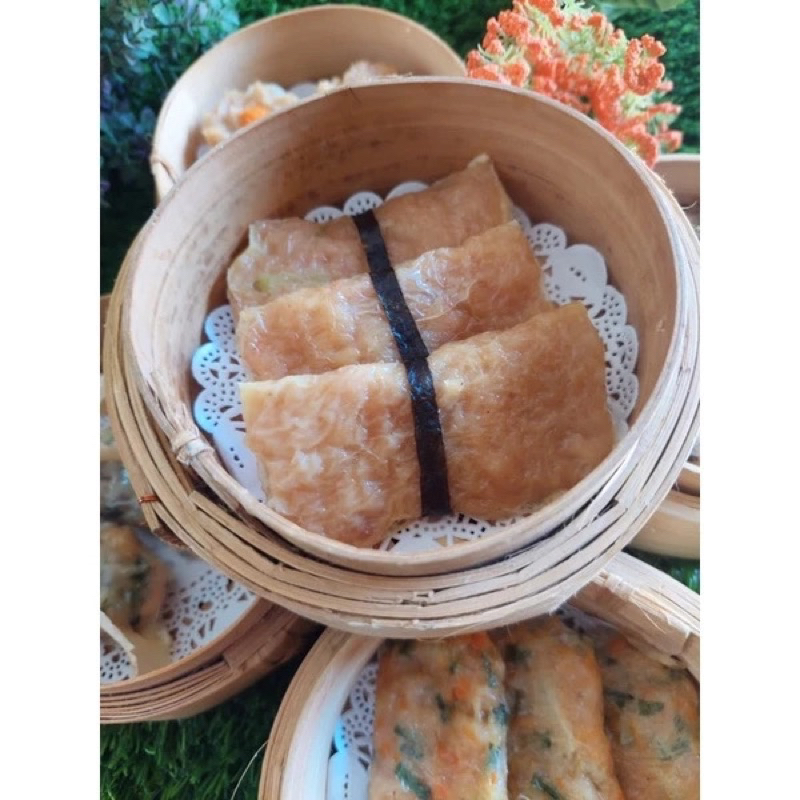Jual Dimsum Lumpia Nori isi 10pcs (isi ayam udang) | Shopee Indonesia