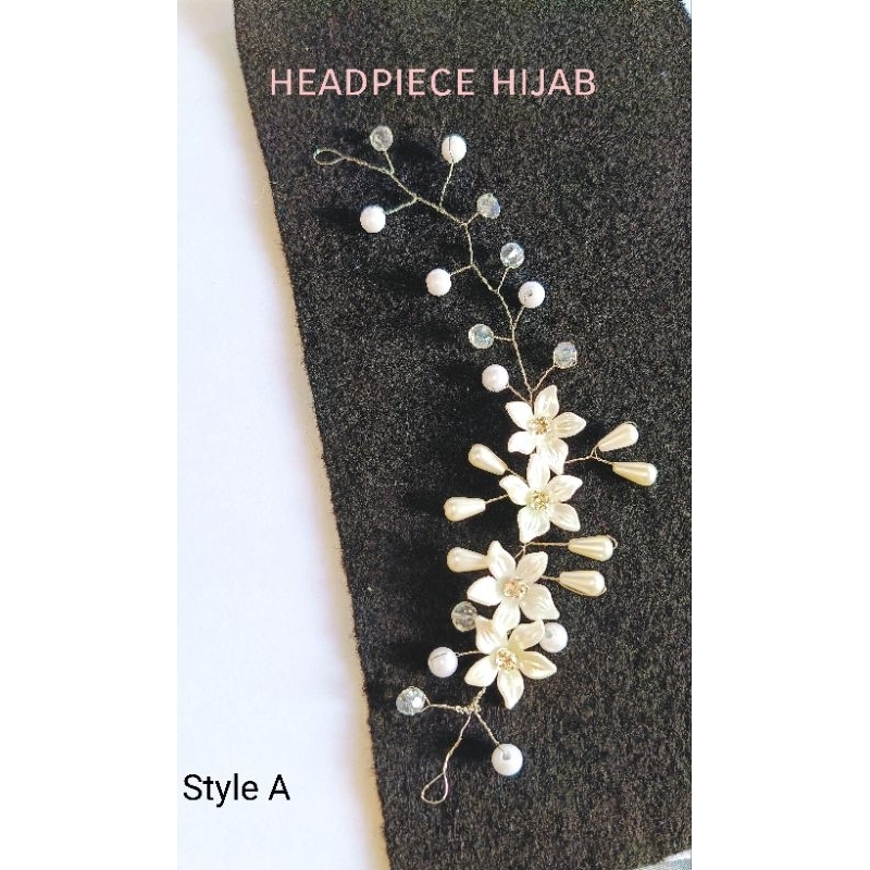 Jual headpiece hijab/hiasan kepala( style A) | Shopee Indonesia