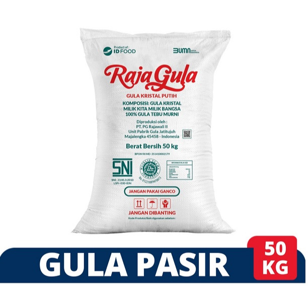 Jual Gula Pasir Raja Gula 1 Karung ( 50 Kg ) MURAH | Shopee Indonesia