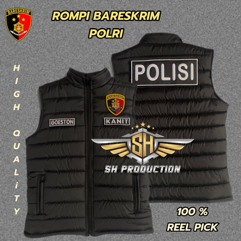 Jual Rompi bareskrim polri rompi reskrim rompi resmob rompi terbaru ...