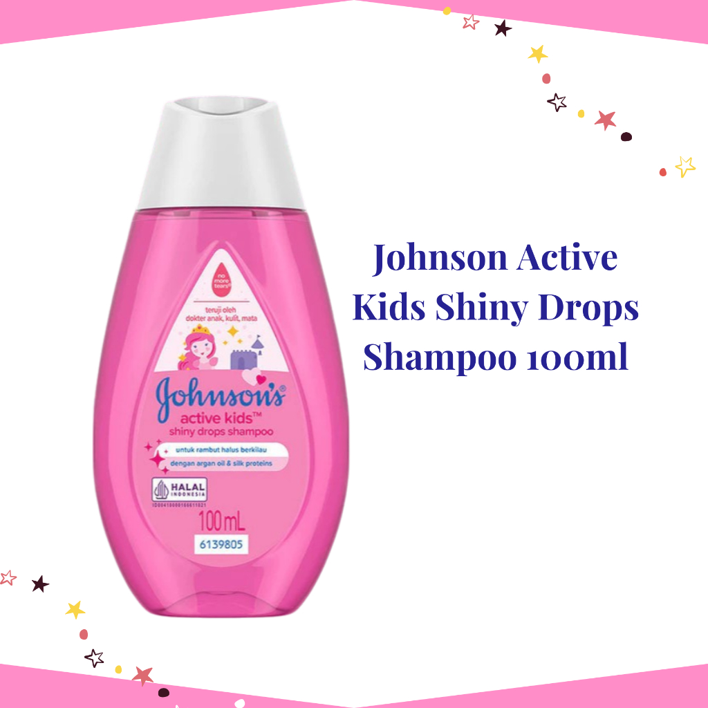 Jual Johnson Baby Active Kids Shiny Drops Shampoo 100ml | Shopee Indonesia