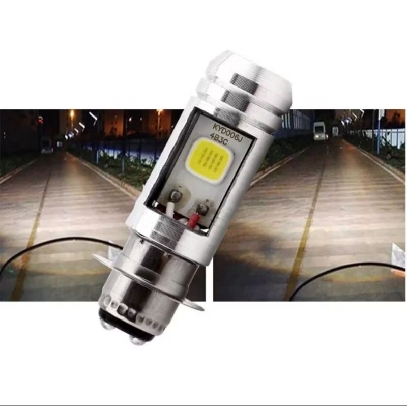 Jual LAMPU LED 2 SISI UNIVERSAL H6 AC - DC 12 V - 80 V PUTIH TERANG | Shopee Indonesia