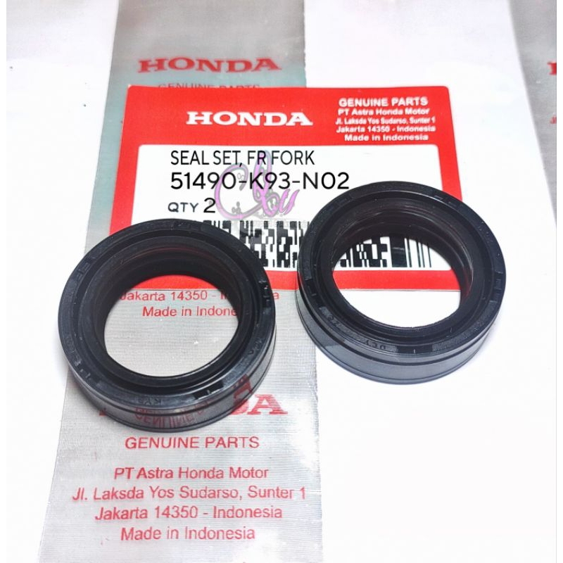 Jual Seal Shock depan Honda Beat Sccopy Beat Street Seal Set FR Fork ...