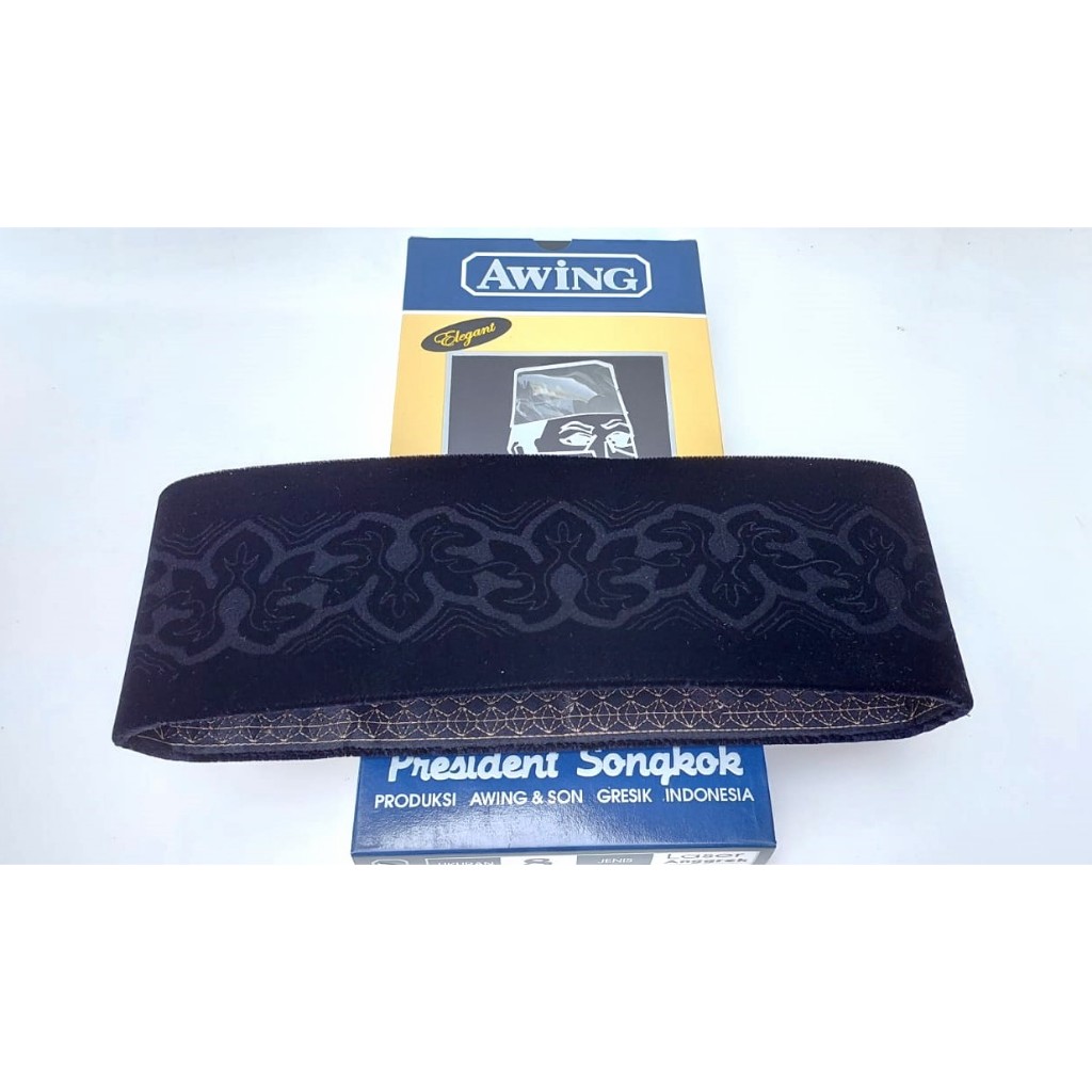 Jual AWING Songkok New Elegant Laser Anggrek | Shopee Indonesia