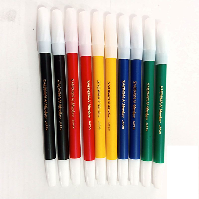 Jual Spidol kecil / Spidol Loss Snowman – Pencil Marker ( HITAM / BIRU ...