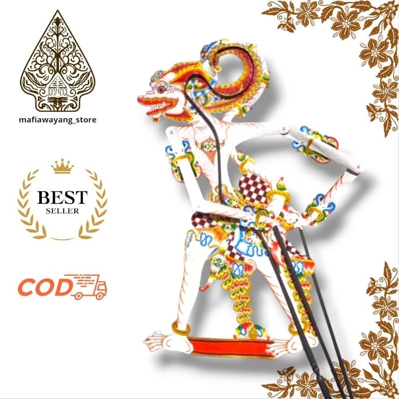 Jual Wayang Kulit Sapi ASLI Anoman/Hanoman Obong Alusan Ukuran Standar ...