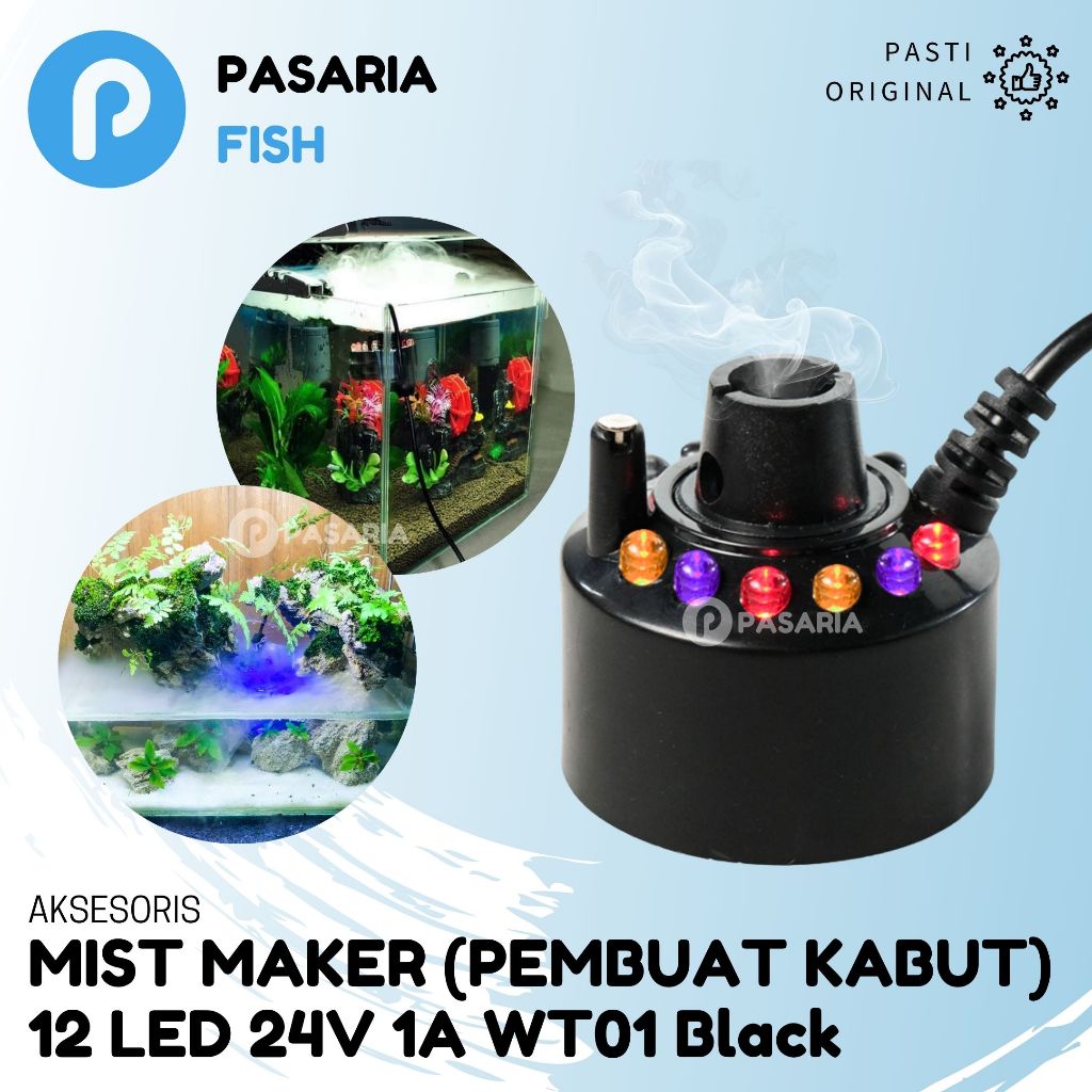 Jual Alat Pembuat Kabut Embun Mist Spray Fog Maker 12 LED 24V - WT01 ...