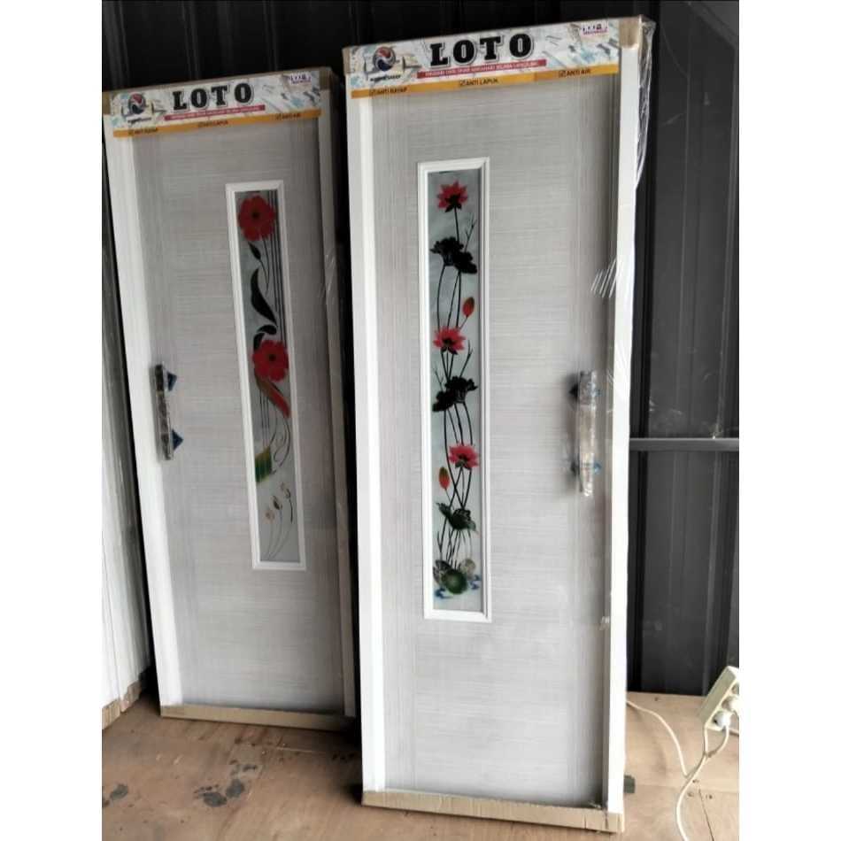Jual PINTU KAMAR MANDI PVC LONG MINIMALIS KACA ABU | PINTU KAMAR MANDI ...