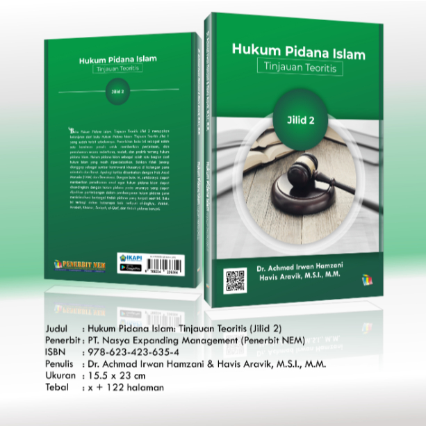 Jual Buku Hukum Pidana Islam Tinjauan Teoritis (Jilid 2) | Shopee Indonesia