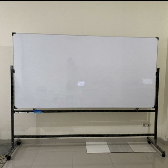 Jual Papan Tulis White board 150 x 100 cm Standing | NON MAGNETIC ...