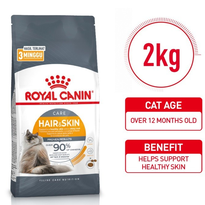 Jual Royal Canin Hair & Skin Care (2kg) - RC HAIR SKIN 2KG Dry Makanan ...