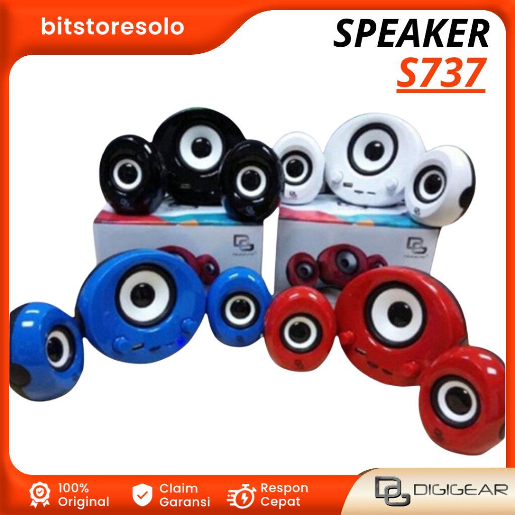 Jual SPEAKER SPIKER BLUETOOTH USB DIGIGEAR S737 PC KOMPUTER | Shopee ...