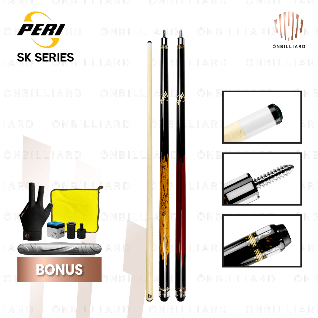 Jual PERI SK Series Stick Billiard Low Deflection SK-01 SK-02 Cue Stick Play Billiard Shaft P20 ...