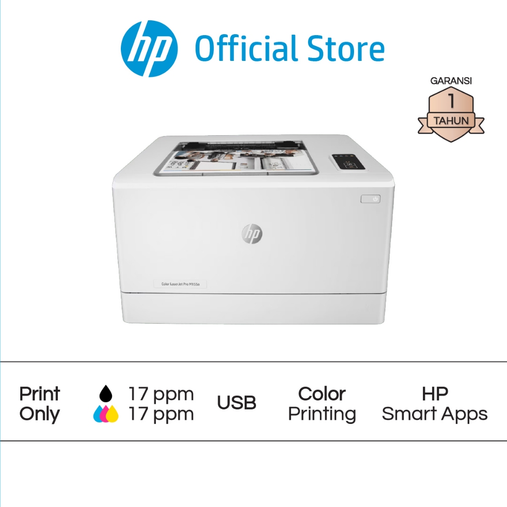 Jual Printer HP Color LaserJet Pro M155a Print Only USB Color Colour ...